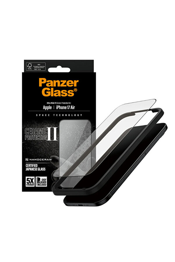 dalip iPhone 17 Air PanzerGlass® Ceramic II Ultra-Wide Fit Screen ...