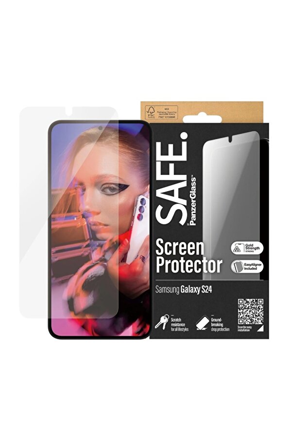 CARE by PanzerGlass® Glass Film for Samsung Galaxy S24, Ultra-Wide Fit ...