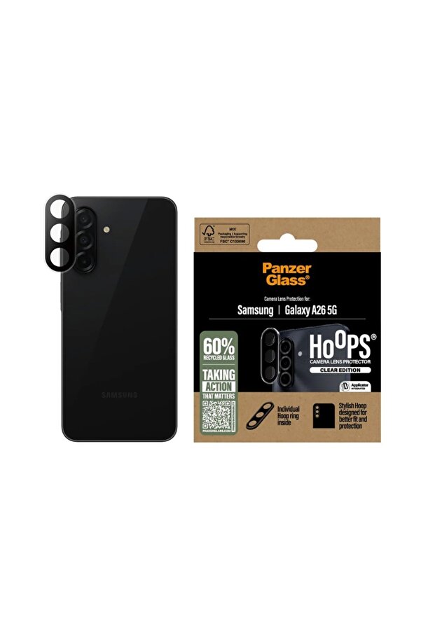 CARE by PanzerGlass® Camera Protection for Samsung Galaxy A26 5G, Hoops ...