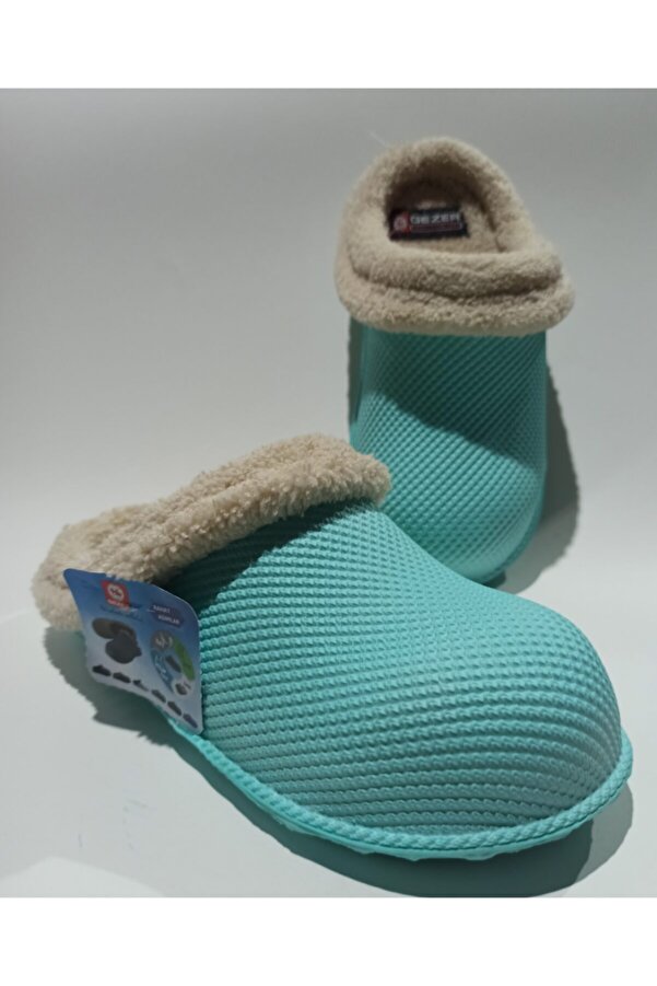 Gezer Silent Sole Eva Waterproof Furry Home Street Work Garden pantofle ...