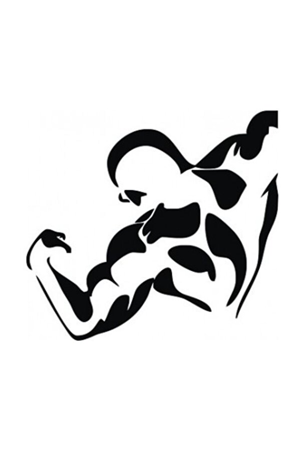 TSC Muscle Bodybuilding 30cm Sticker Car Sticker Pasting- Trendyol