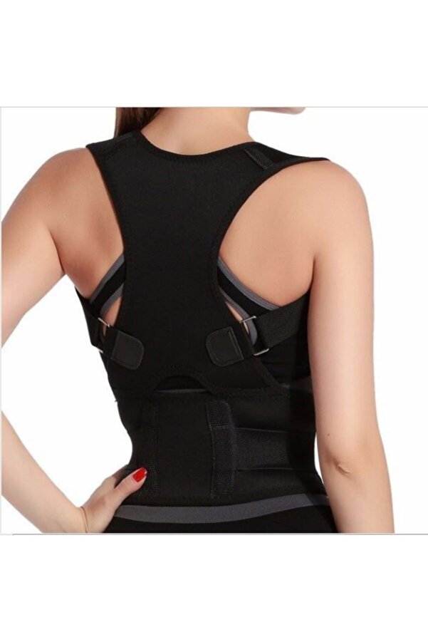 ZEYZEN Unisex Black Orthopedic Upright Posture Corset - Trendyol