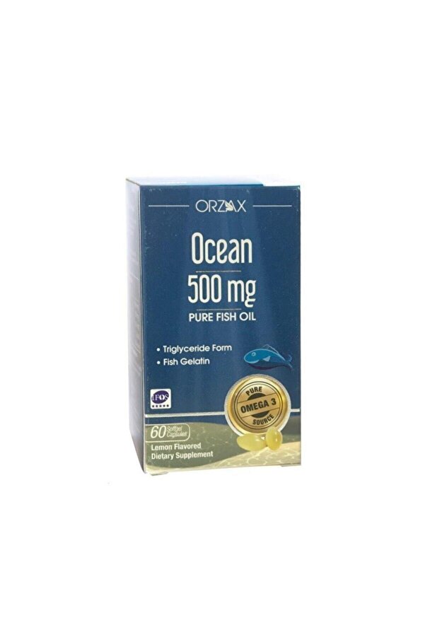 THE OCEAN Omega 3 Fish Oil - 500 Mg (60 Capsules) - Trendyol