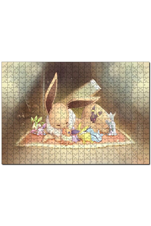 Cakapuzzle Pokemon Family Rockruff Image 255 Piece Puzzle Jigsaw Puzzle ...