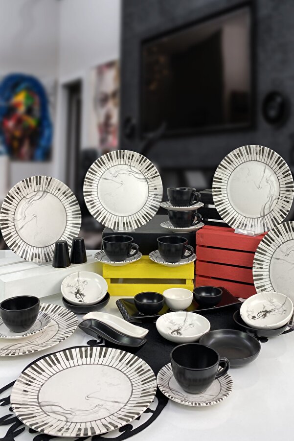 Trendymutfak Arya Series 32 Piece Breakfast Set for 6 People - Trendyol