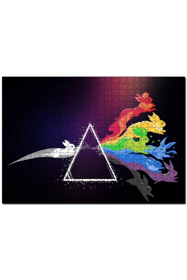 Cakapuzzle Pokemon Go Prismatic Rabbits 120 Piece Puzzle Jigsaw Puzzle Mdf (wood)- Trendyol