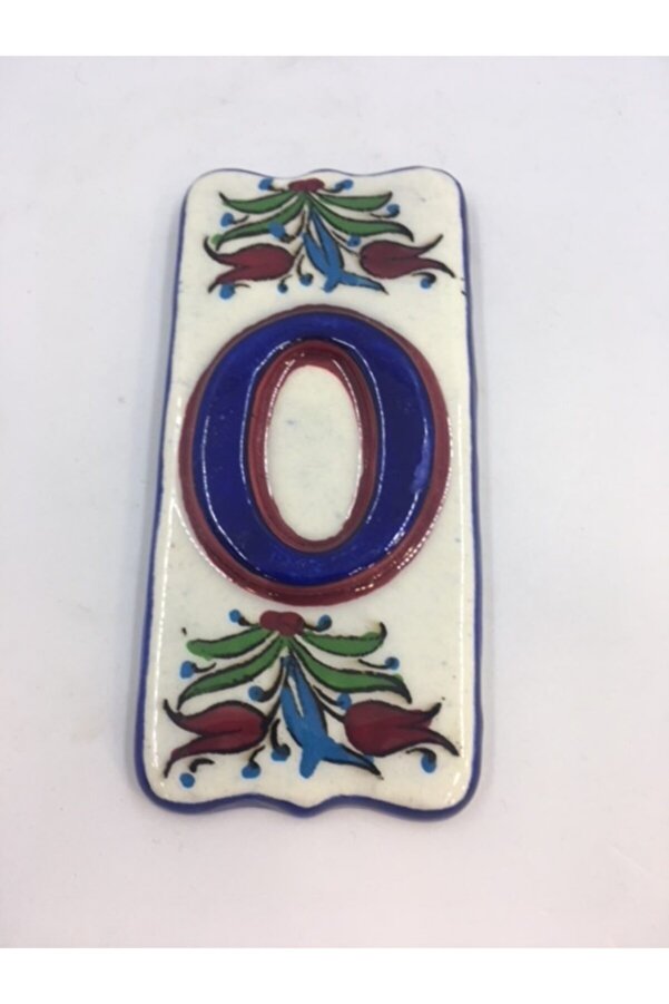 Dost Art Hediyelik Door No: (o) Handmade Ceramic Door Numbers & Door ...