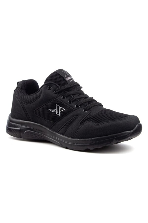 XStep Men's Black Mesh Sports Shoes 020- Trendyol