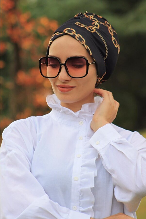 EBA TEKSTİL Ready-Made Cross Bonnet with Pattern - Special Design New ...