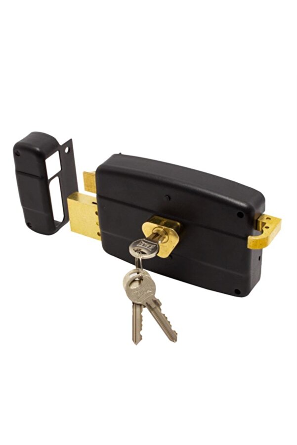 KALE Black Circle Lock - 52mm with Trage and Lock Cylinder, 157A - Trendyol
