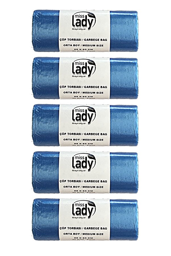 Miss Lady 5x Garbage Bag (Medium) 20 Liters - Trendyol