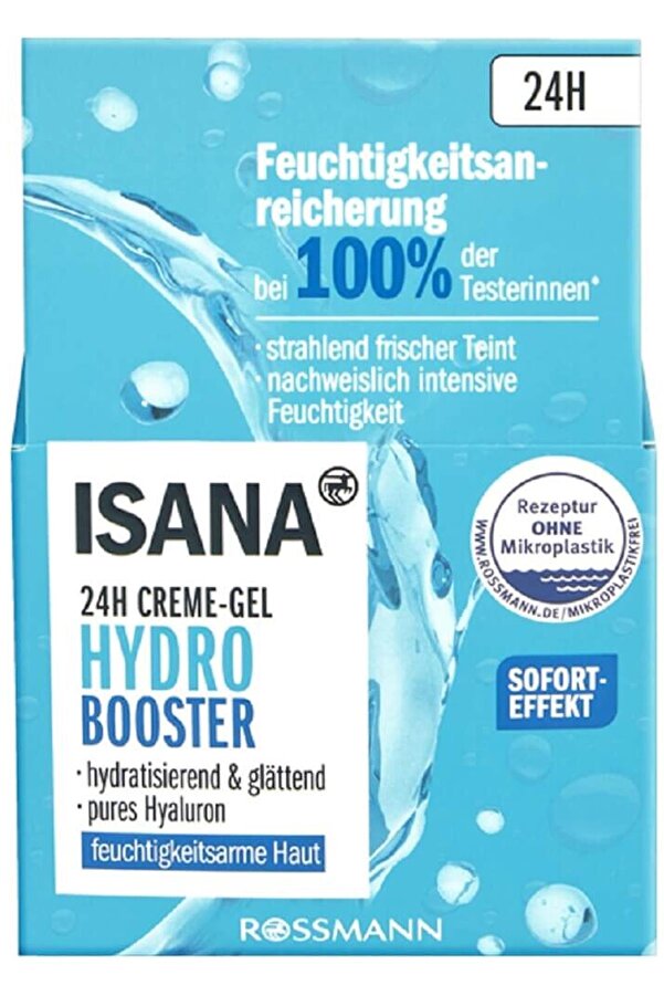 ISANA Hydro Booster 50 ml - Moisturizing Gel Cream, Intensive Care ...