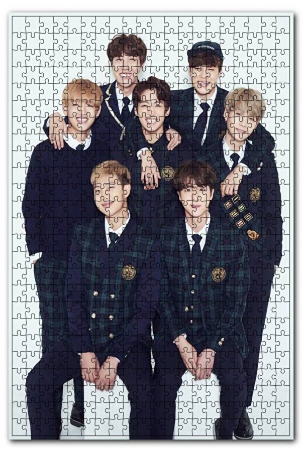 Cakapuzzle Bts Korean Pop School Uniformed 1000 Piece Puzzle Jigsaw ...