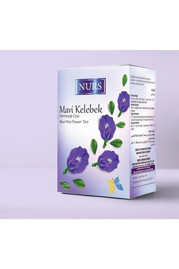 Nurs Lokman Hekim Blue Butterfly Vines Herbal Tea 30-Piece Filtered ...