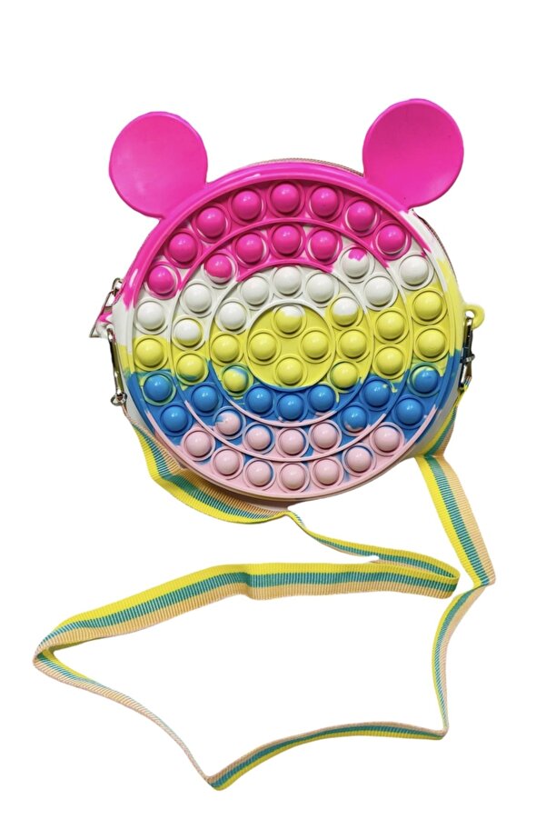 toysandmore Pop It Minnie Mouse Model Wallet Money Bag Shoulder Fabric ...