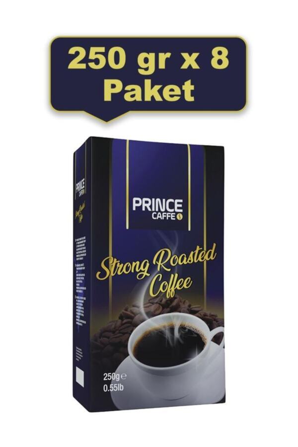 Prince Caffe Strong Roasted Filter Coffee 8 X 250 Gr 2 Kg - Trendyol