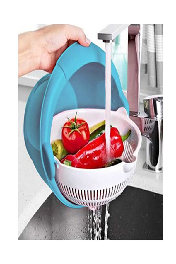HOBBY LİFE Karenda Aqua Container Rotating Strainer Large Pasta ...