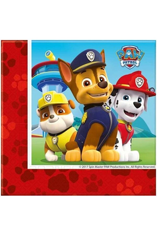 Derin - Paw Patrol Printed 16 Paper Napkins Zrnet- Trendyol