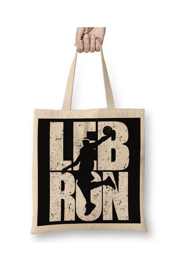 Baskı Dükkanı Lebron James King James Tote Bag Long Handle- Trendyol