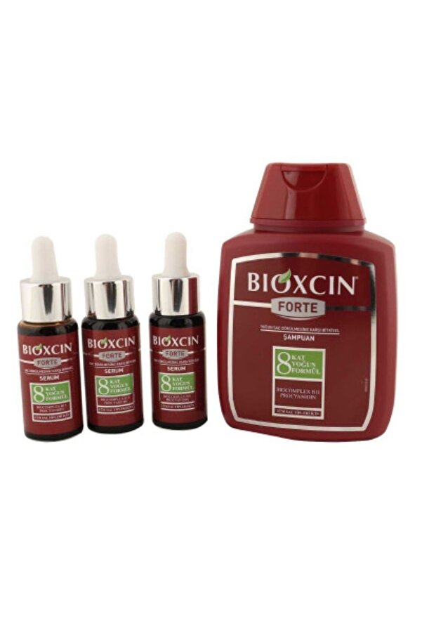 Bioxcin Forte Meet Pack - Shampoo 300 ml and Hair Serum 30 ml- Trendyol