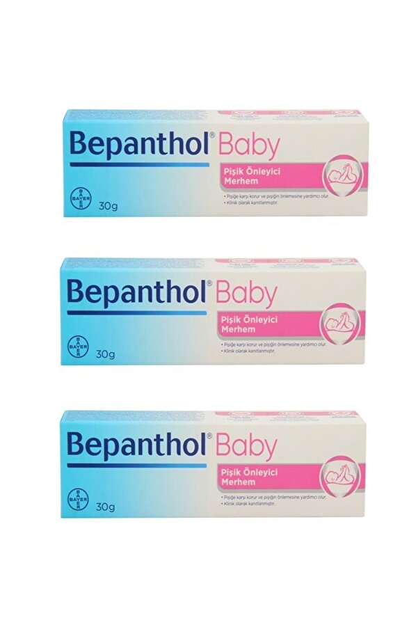 Bepanthol Baby Anti-Rash Ointment 3 X 30 ml - Trendyol
