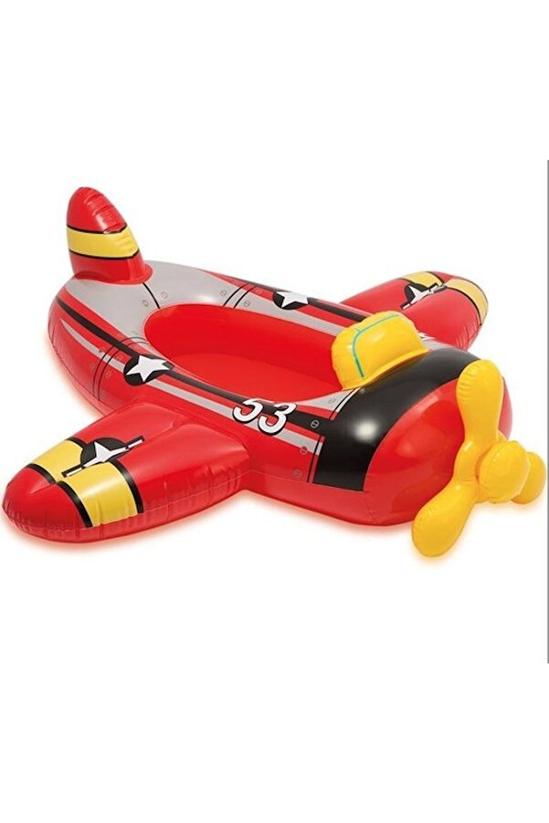 Intex 59380 Airplane Figured Inflatable Pool Boat 119 X114 cm- Trendyol