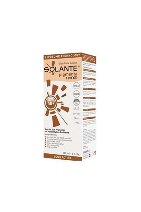 Solante Pigmenta Tinted Sun Care Lotion - SPF 50+ 150 Ml - Trendyol
