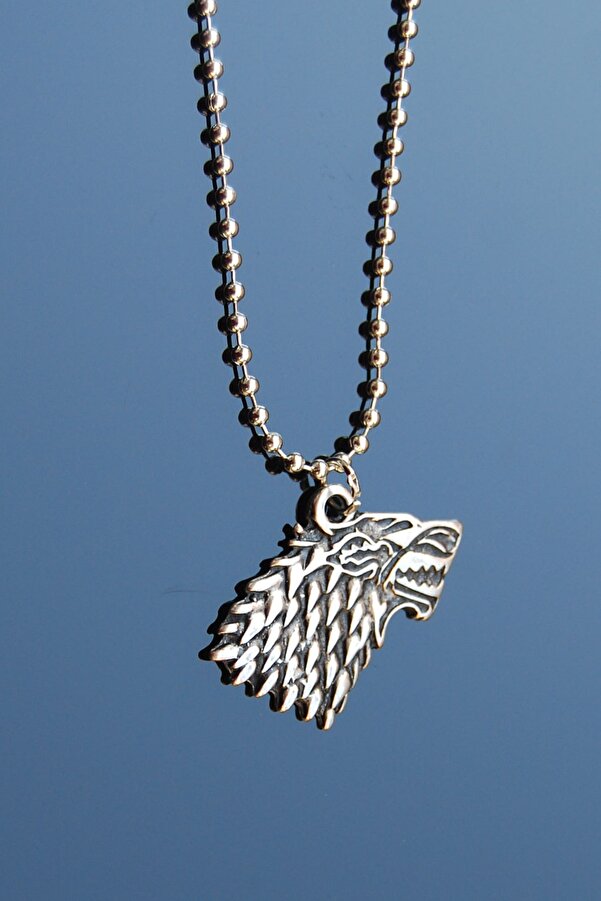 Rua Jewelry Game Of Thrones Stark Necklace Silver Plated Ball Chain ...