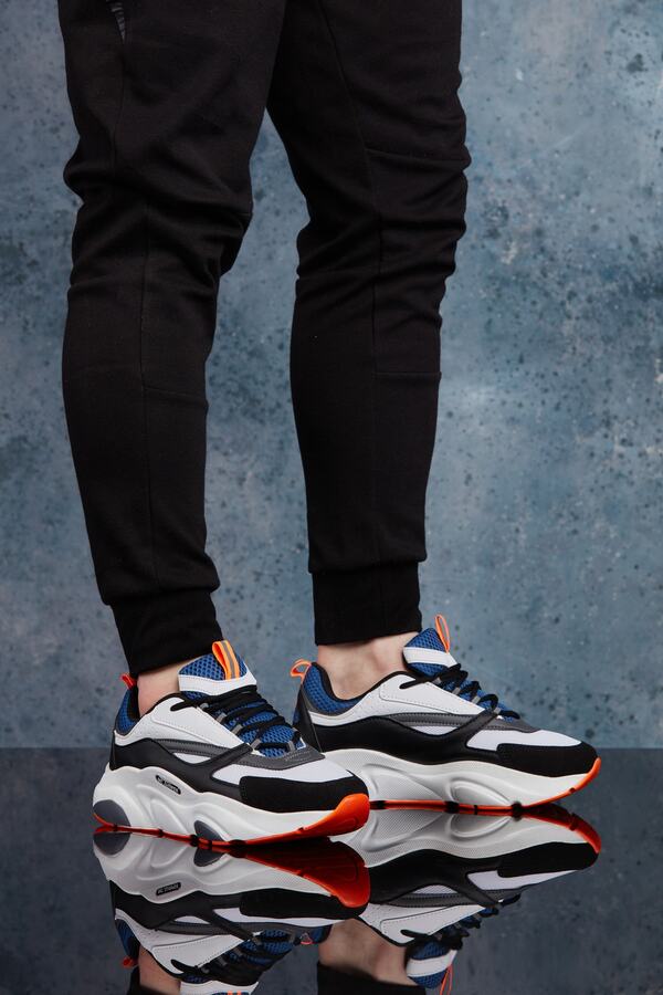 Dark Seer White Blue Unisex Sneaker - Trendyol