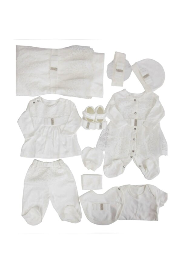 Mai Perla Baby Girl Ultraluxe Lace Photo Shoot Set of 10 Hospital ...