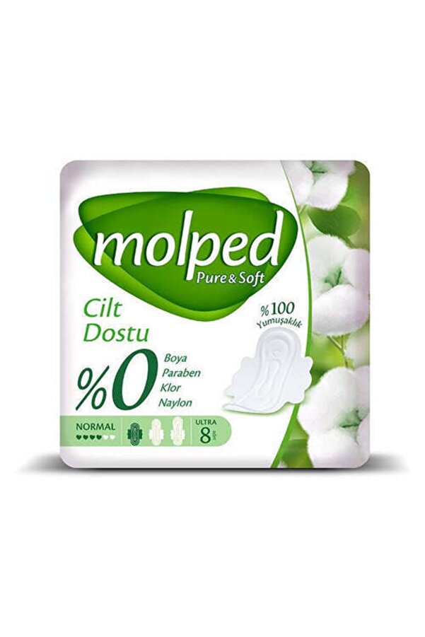 Molped Pure&Soft Ultra Pad - 8 Pack Regular Women's Shoes- Trendyol