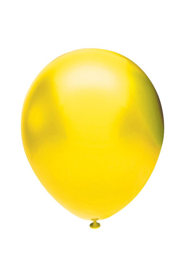 Cemre Parti Ve Pastacılık 5-Piece Yellow Metallic Balloon - 12 Inch ...