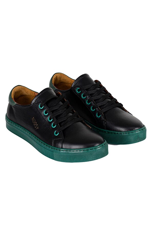 NOOSY Verde - Tenis de damă din piele naturală- Trendyol