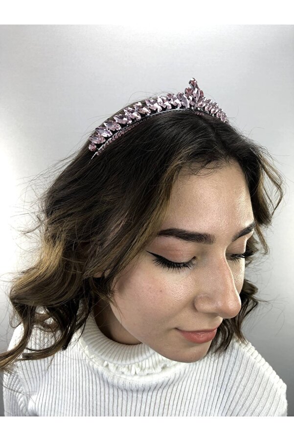 Bontex Women's Pink Isabella Model Henna Crown – Crown – Crown- Trendyol