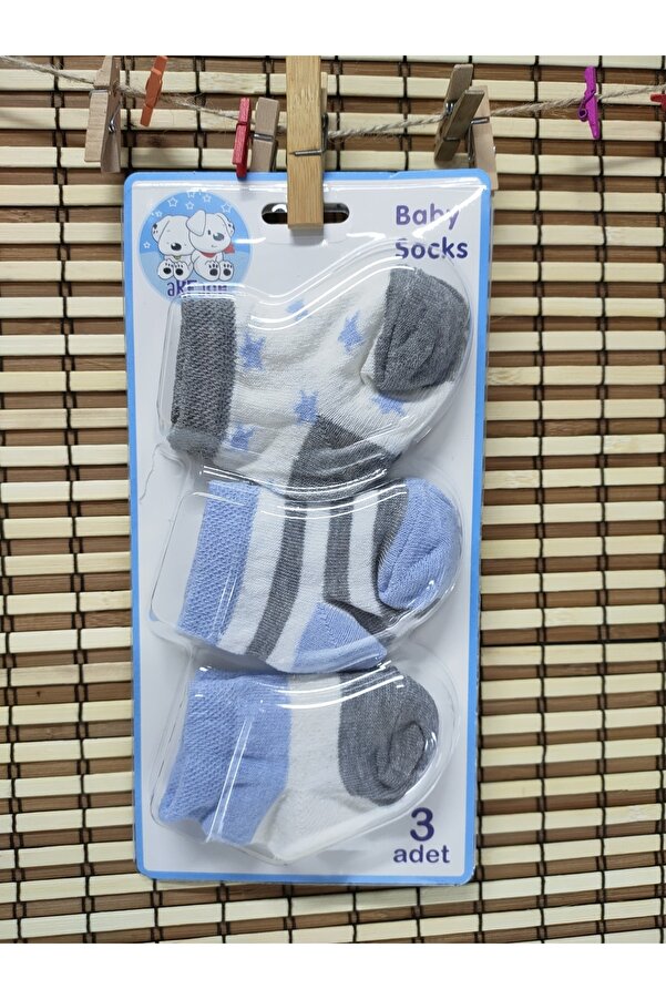 Akface 3 أنواع من جوارب الأطفال الرضع الليلية- ترينديول