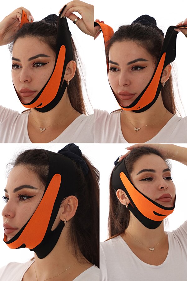 SAUNA SUIT 100% Original Face Corset Chin Neck Tape Anti Snoring Double ...