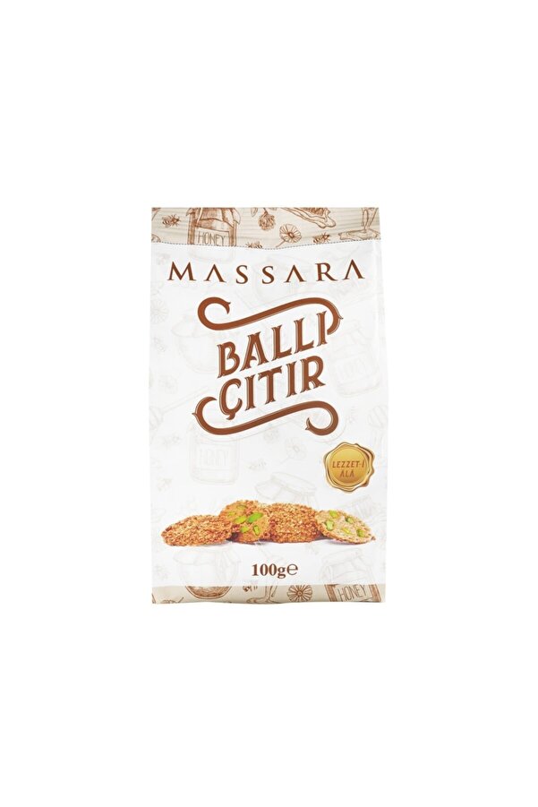 Massara Honey Crispy Sesame Honey Teraya Cookies 100g- Trendyol
