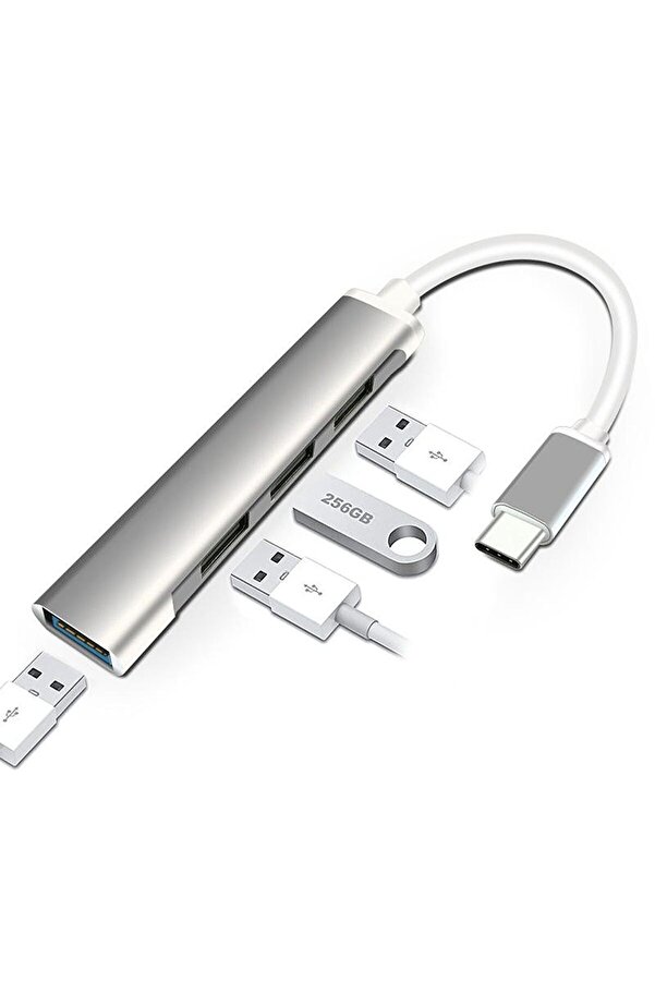 batcell Type-c Usb Coupler Usb Hub Otg Usb Multiplexer Type C - Trendyol