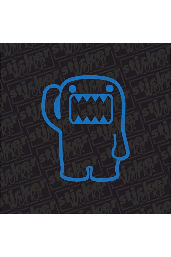 Sticker Works Coat of Arms Sticker & Phosphor Strip - Blue - Trendyol