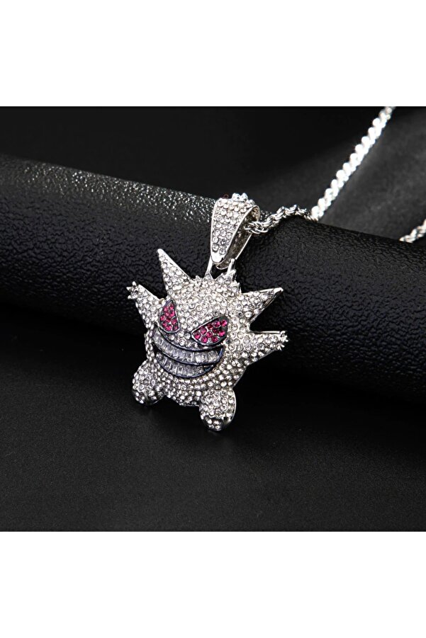 BetaDesign Iced Out Gengar Chain Necklace - Trendyol