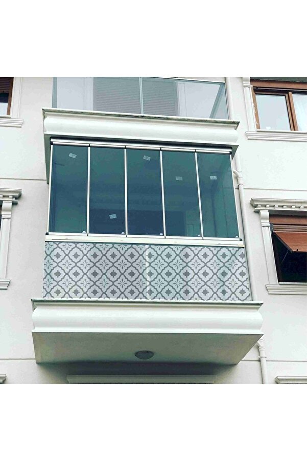 Baskı Madeni Matte Patterned Sandblasting Glass Foil - Trendyol