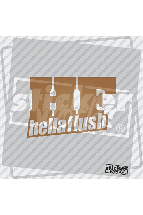 Sticker Works Hella Flush Sticker - Trendyol