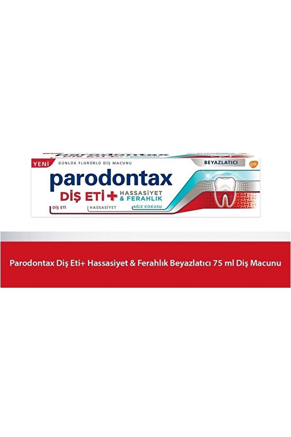 Parodontax Gingival Sensitivity Refreshment Whitening Toothpaste 75 Ml ...