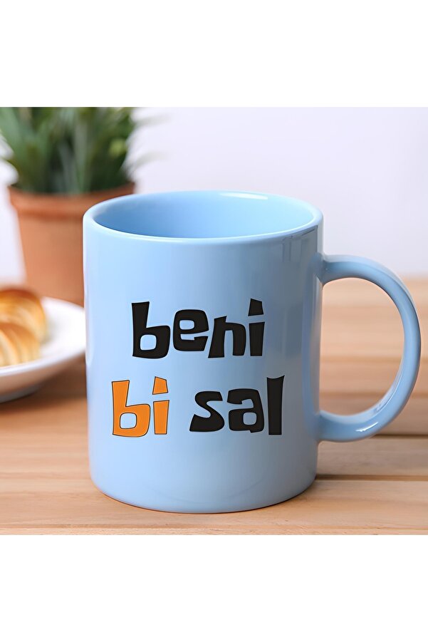 GünayStore Blue Nescafe & Late Cup Bi Sal Beni 250 ml - Trendyol