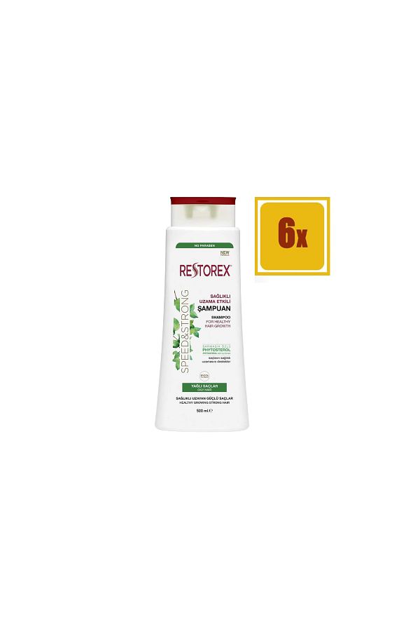 Restorex 500 Ml 6 Pieces Resto Oil Hair Shampoo Trendyol