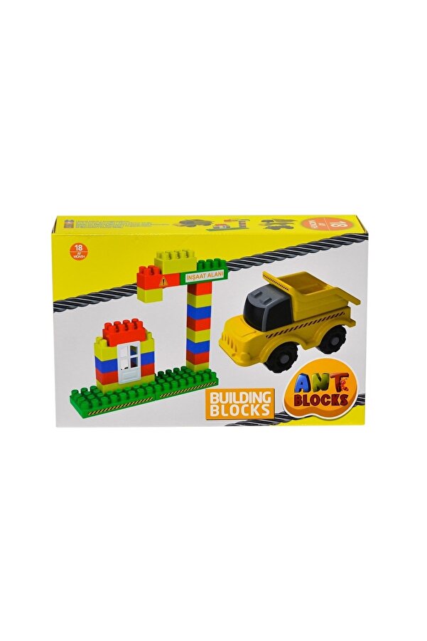 Asya Oyuncak Ant006 Ant Blocks 40 Piece Construction Block Set -- Trendyol