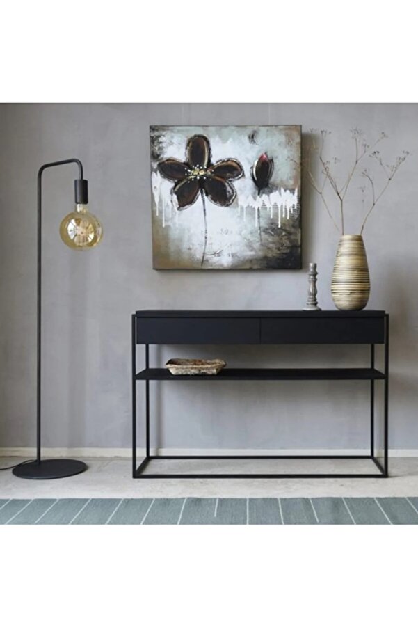 Modern Avize Rustic Floor Lamp - Living Room and Study Room Corner ...