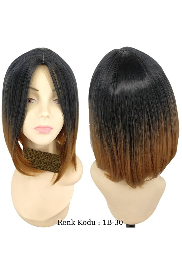 My Hair Türkiye Blunt Short Wig Fiber Synthetic Wide Color Options ...