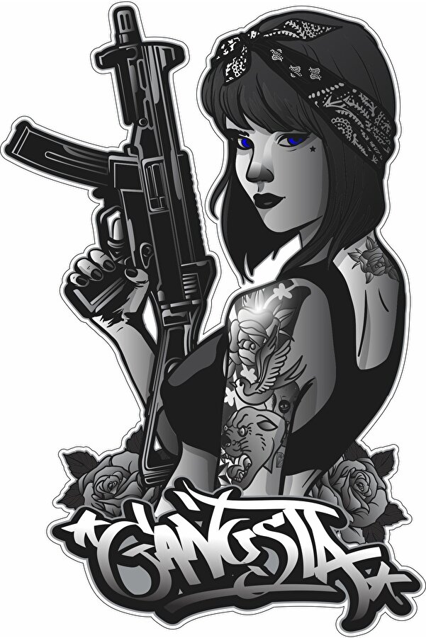 Gangsta Girl With Gun