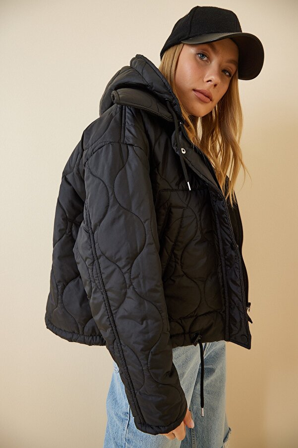 Happiness İstanbul Winter Jacket - Black - Parka - Trendyol